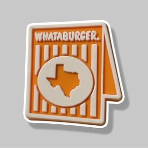 Jibbitz | Accessories | Whataburger Table Tent Croc Charm | Poshmark